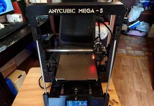 3d принтер Anycubic i3 Mega на Klipper и рельсах