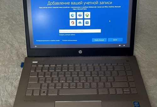 Ноутбук HP pavilion laptop 14-bk0xx