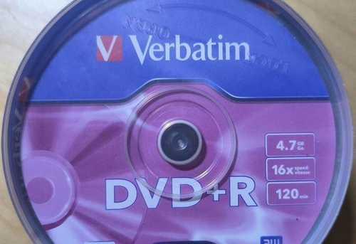 Болванки Verbatim DVD+R упаковка 50шт
