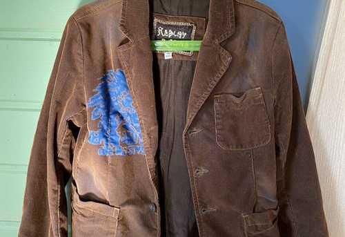 Вельветовый пиджак 128 для мальчика replay