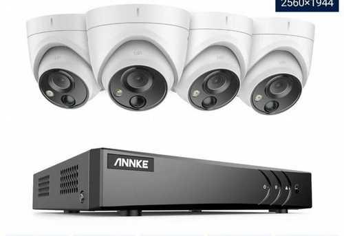 5 mp комплект видеонаблюдения annke