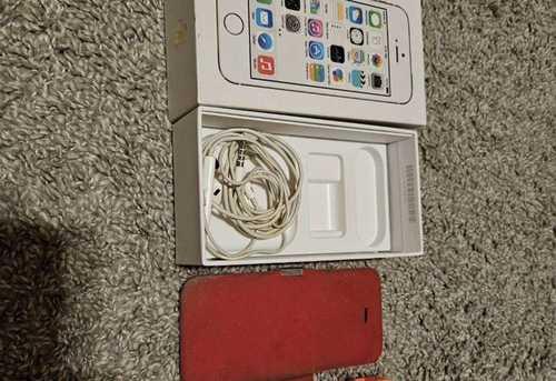 Коробка от iPhone 5s чехол-зарядка