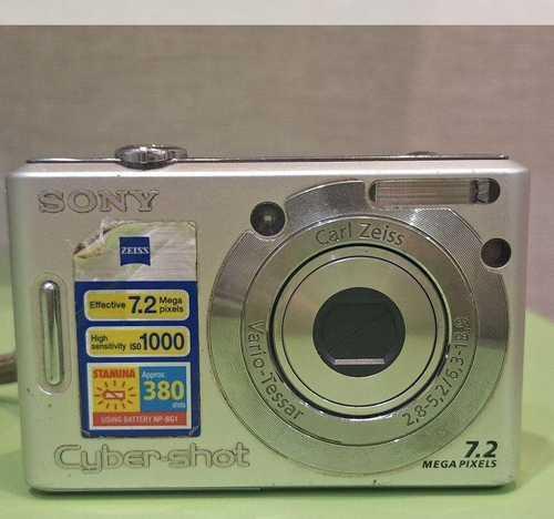 Винтажная мыльница y2k2 sony cybershot w35