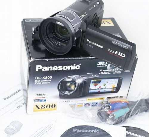 Видеокамера Panasonic HC-X800 полный комплект 1080