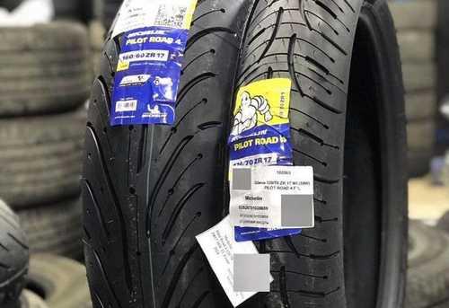 Комплект Michelin Pilot Road 4 160 и 120 R17