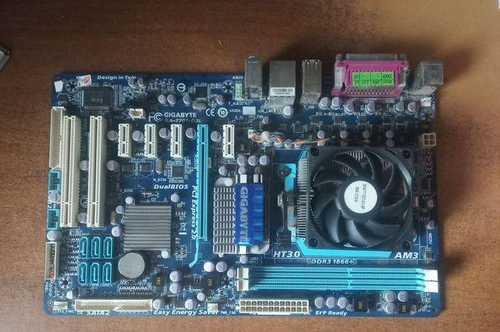 Материнка Gigabyte ga-770t-d3l с процессором