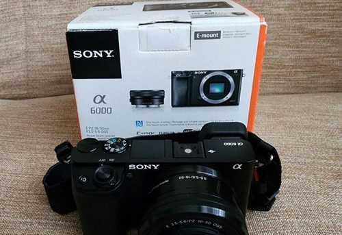 Компактный фотоаппарат sony а6000