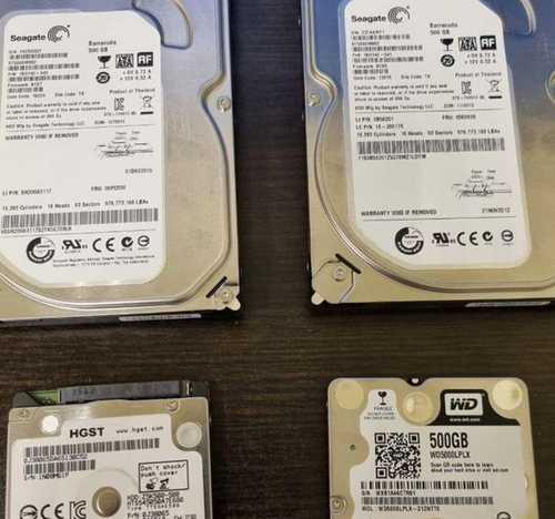 Жесткий диск HDD 500gb много