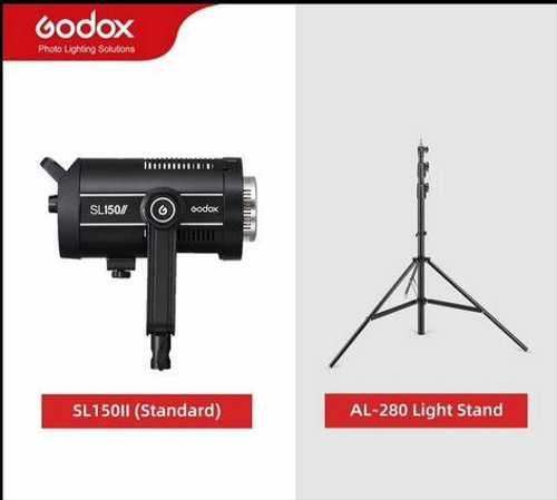 Godox Sl150II 2шт+стойки 280см