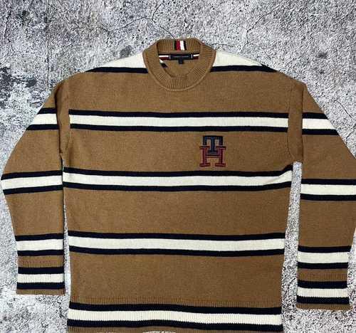 Tommy hilfiger свитер шерстяной оригинал old money