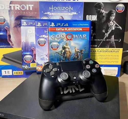 Sony playstation 4 slim 1tb бу