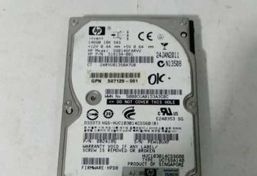 Жесткий диск DG0146farvu HP 146-GB 6G 10K 2.5&quo