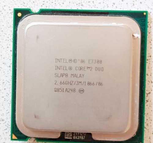 Процессор intel core 2 duo Е7300