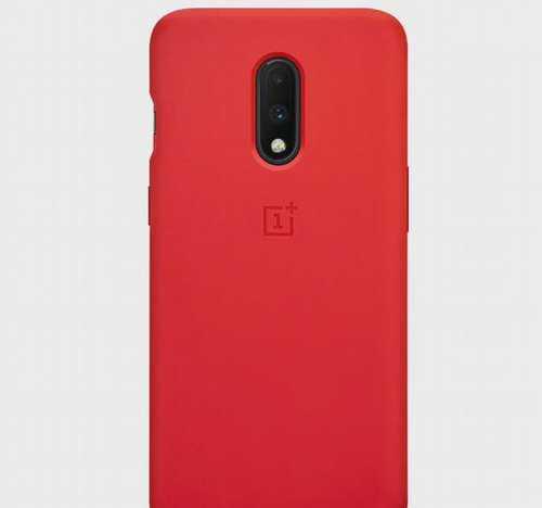 100% официальная Силиконовая задняя крышка песчаника для OnePlus 7, защитный чехол, оригинальные акс