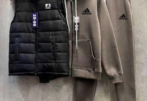 Спортивный костюм adidas 3в1 на флисе