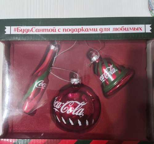 Новогодние ёлочные украшения coca cola 2018