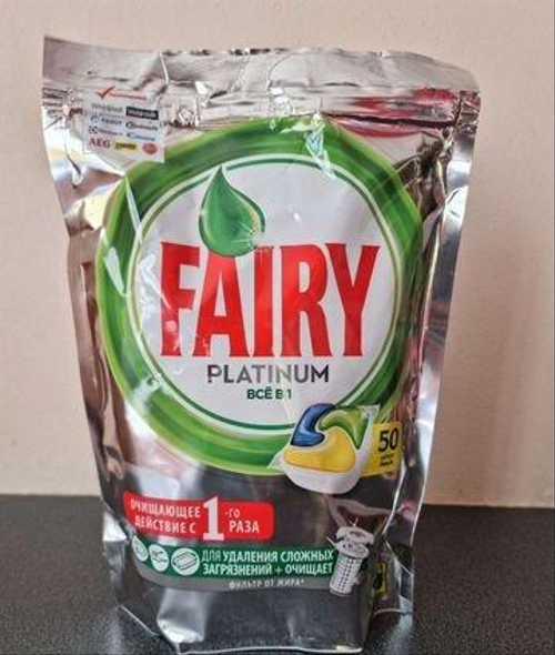 Капсулы для посудомоечных машин Fairy Platinum