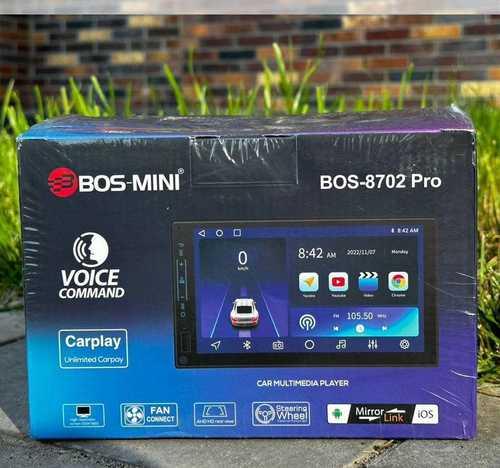 Магнитола Android Bos-Mini 8702 Pro