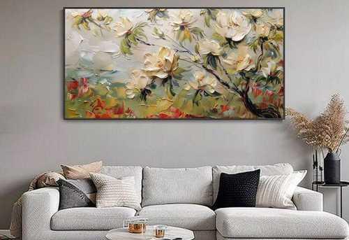 Картина маслом Цветочное дерево Живопись