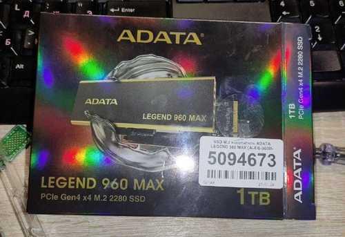 SSD Adata legend 960 MAX 1TB M2