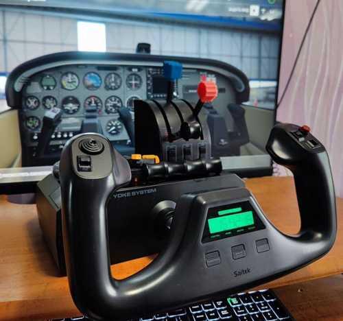 Джойстик Saitek (Logitech) Pro Yoke Flight