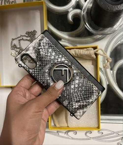 Чехол iPhone xs Fendi