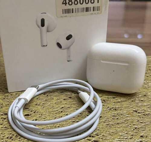 Беспроводные наушники apple airpods 3