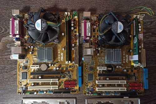 Комплект LGA775 MB*/CPU/RAM/Cooler - 2шт