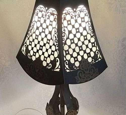 Настольная лампа "Теремок"в ретро стиле