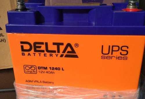 Delta dtm 1240l аккумулятор