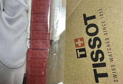Красный ремешок для часов Tissot T-Race T011.414