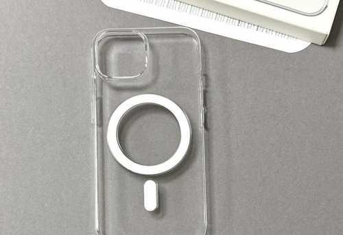 Чехол на iPhone 15 Clear Case Magsafe