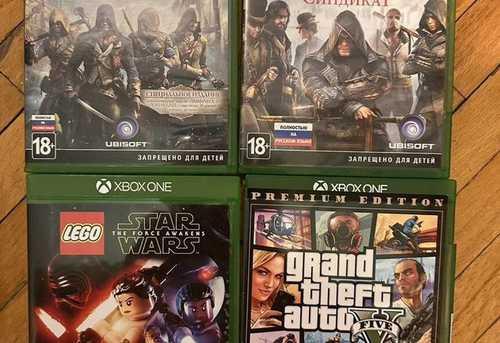 Xbox One игры на дисках пакетом