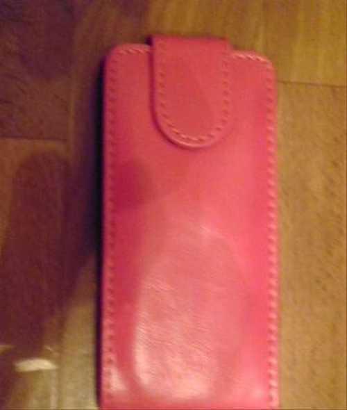 Флип кейс для Nokia 700(кожа-Розовый)