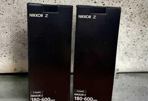 Nikon nikkor Z 180-600mm f/5.6-6.3 VR новый