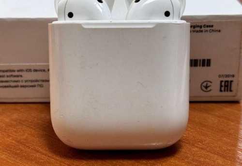 Наушники Apple AirPods 2 с зарядным футляром