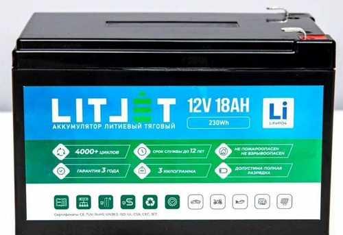 Тяговый аккумулятор автодом lifepo4 12V