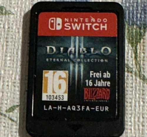 Diablo 3 nintendo switch картридж