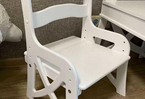Растущий стульчик белое покрытие