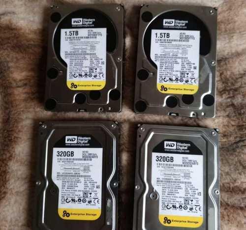 Жесткий Диск Western Digital WD1503fyys 1,5Tb SATA