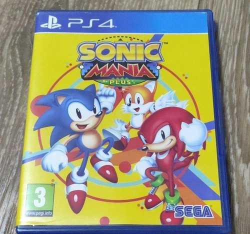 Sonic mania plus Playstation 4 Б/у