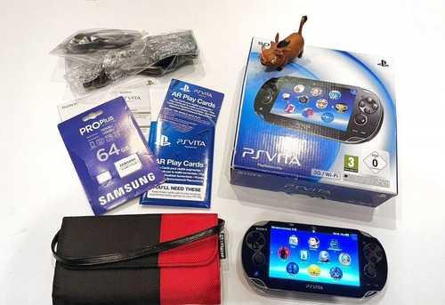 Sony ps vita 64 gb (прошитая) + много игр