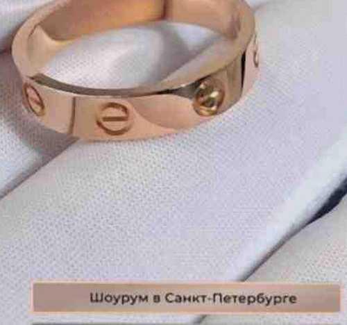 Cartier кольцо Love, натурал.брилланты