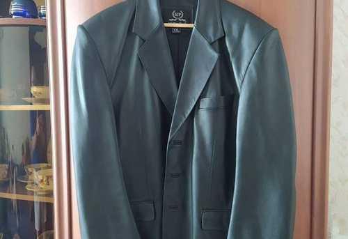 Кожаный пиджак мужской 54- 56
