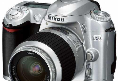 Фотоаппарат зеркальный nikon d50