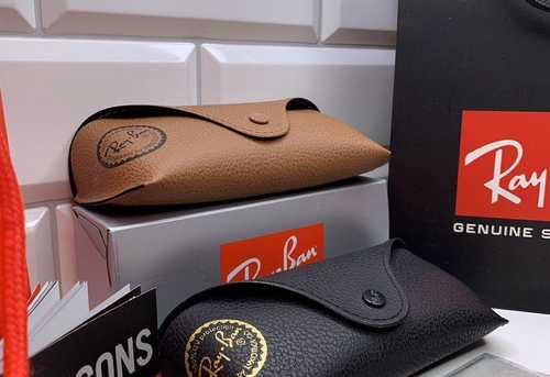 Чехол фирменный Ray Ban Черный Коричневый