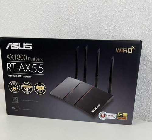 Роутер asus rt-ax55 (ax1800)