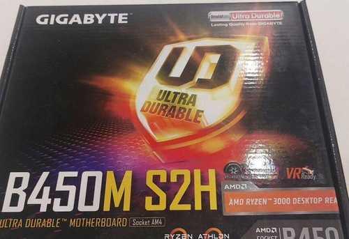 Материнская плата gigabyte b450m s2h