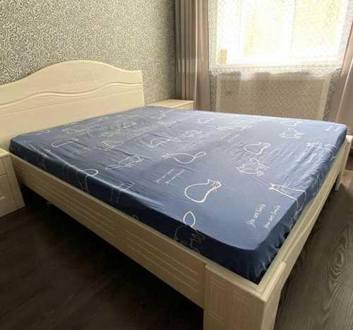 Кровать двухспальная 160 200 металлическая бу