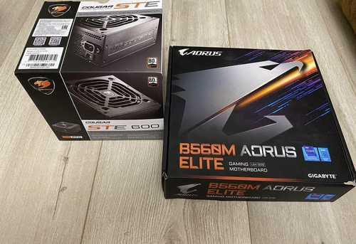 Процессор i5 11400f + b560m aorus elite + ddr4 2x8